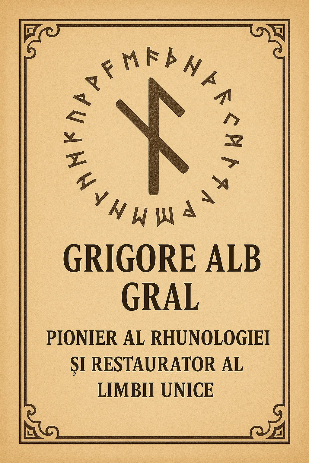 Grigore Albu Gral – Pionier al Rhunologiei și Restaurator al Limbii ...